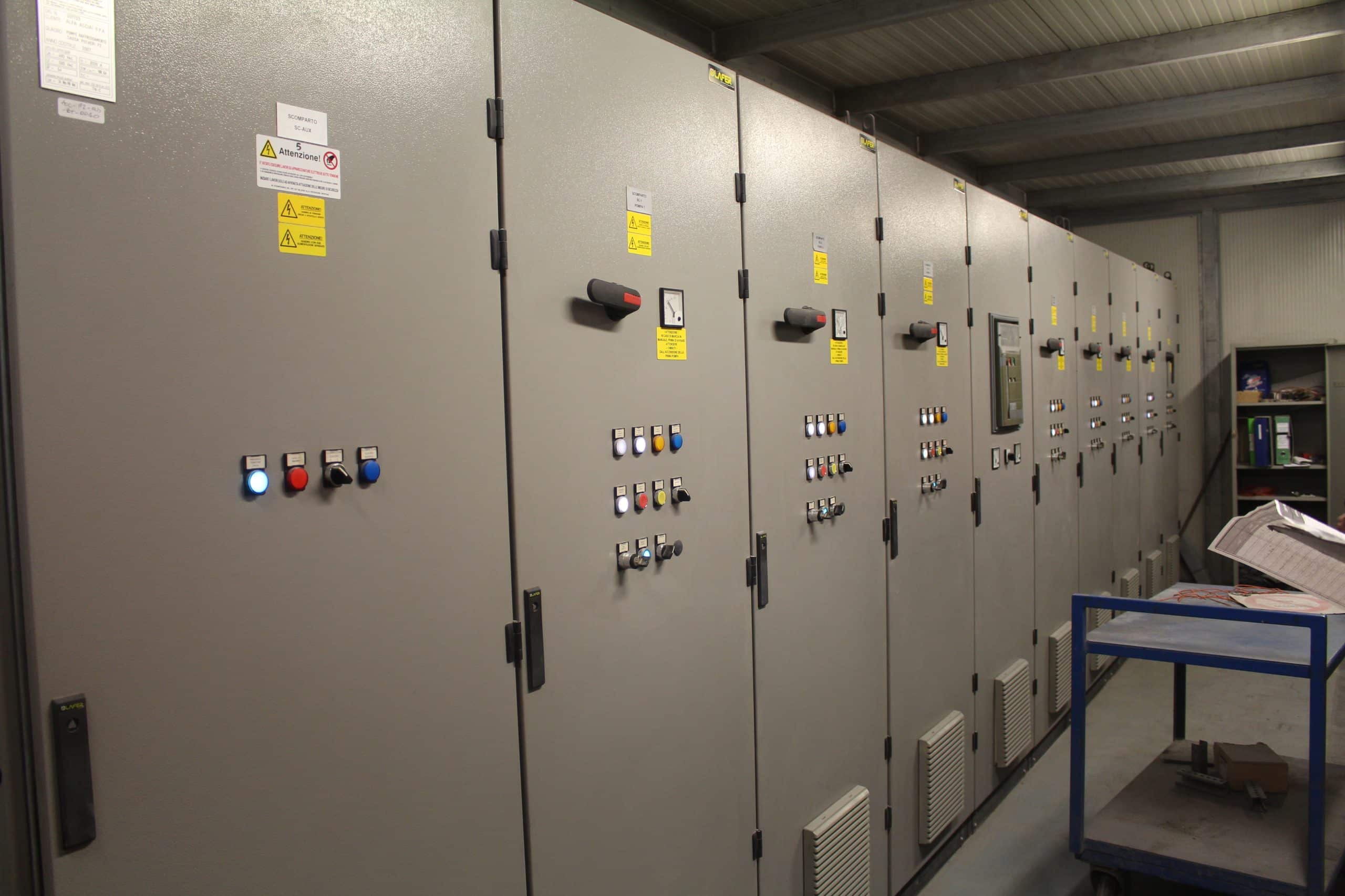 Industrial control panels and the door Interlock